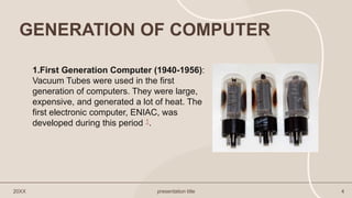 Evolution of Computer or HIstory of Computers.pptx
