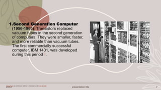 Evolution of Computer or HIstory of Computers.pptx