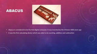 Evolution of Computer-Evolution of Computer | PPTX