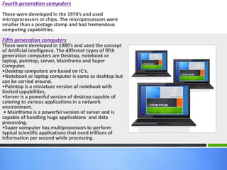 Evolution of computer | PPTX