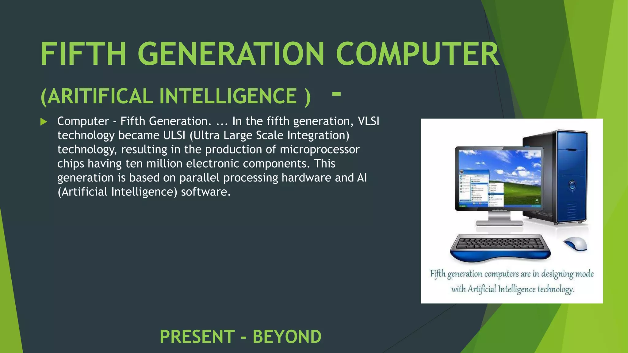 Evolution of computer and its impact on society | PPTX