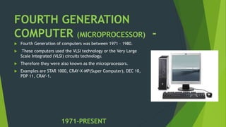Evolution of computer and its impact on society | PPTX