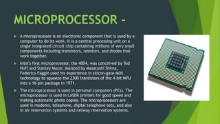 Evolution of computer and its impact on society | PPTX