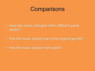 Evolution of computer game music | PPTX | Video Game Genres | Video Gaming