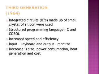 Evolution of computers | PPTX