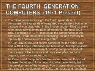 Evolution of computers | PPTX