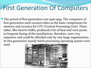 Evolution of computers | PPT