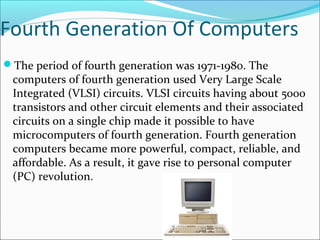 Fourth Generation Computers Vlsi
