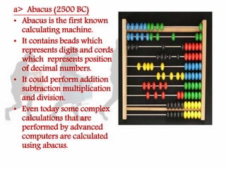 Evolution of computers | PPTX