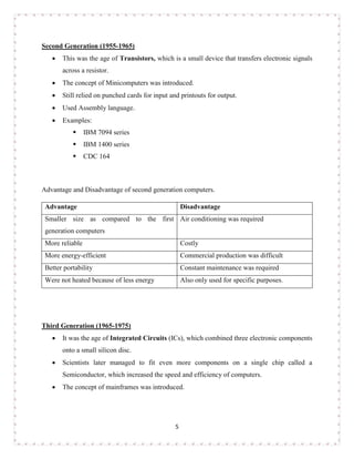 Evolution of computers | PDF