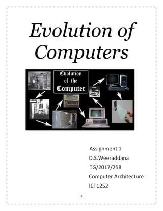 Evolution Of Computers