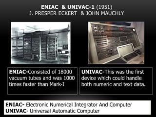 Evolution of computers | PPTX