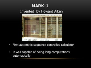 Howard Aiken Invention
