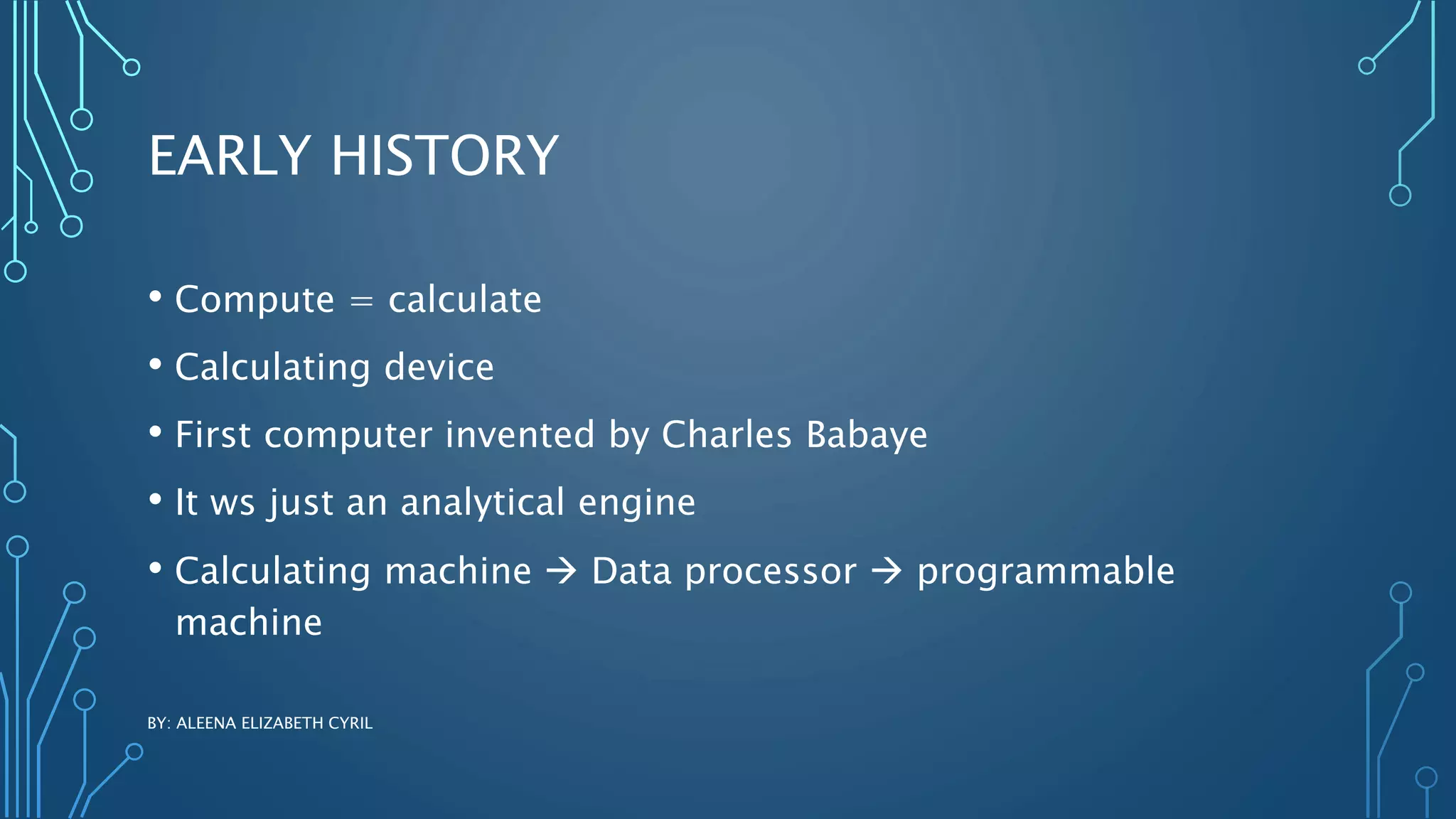 Evolution of computers | PPTX