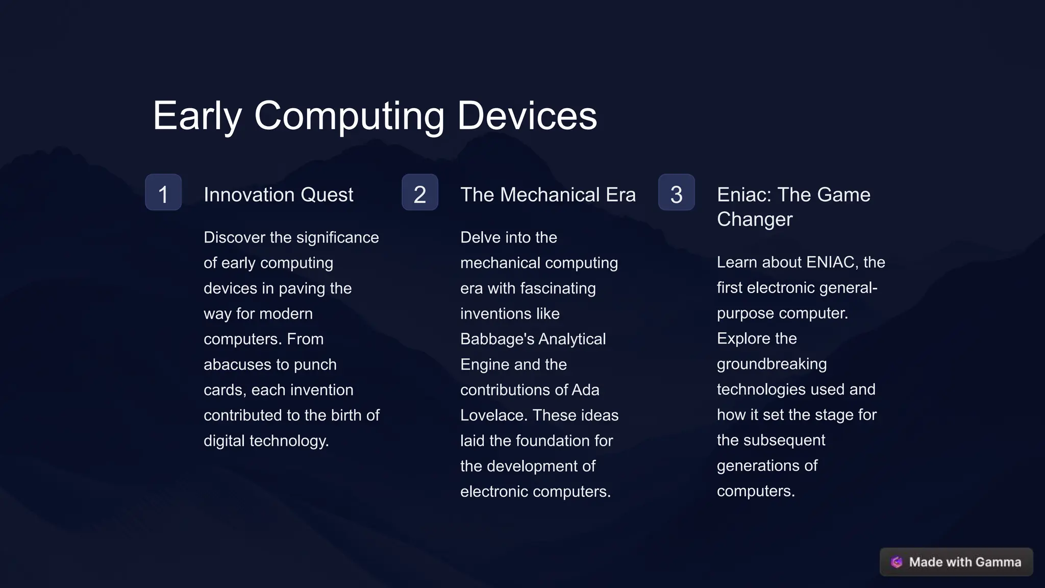 EVOLUTION OF COMPUTERS.pptx | Computing | Technology & Computing