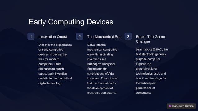 EVOLUTION OF COMPUTERS.pptx | Computing | Technology & Computing