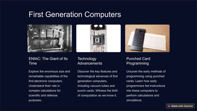 EVOLUTION OF COMPUTERS.pptx | Computing | Technology & Computing