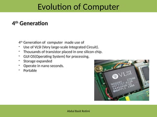 Evolution of Computers._: For grade 8-10 | PPTX