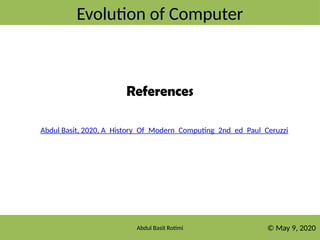 Evolution of Computers._: For grade 8-10 | PPTX