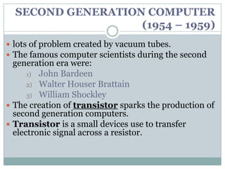 Evolution of computers latest | PPT