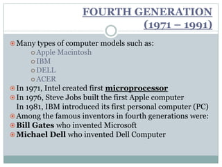 Evolution of computers latest | PPT