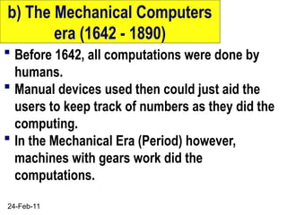 Evolution Of ComputersEvolution Of Computers unit two.ppt