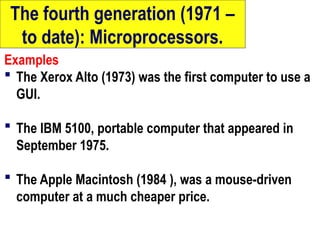 Evolution Of ComputersEvolution Of Computers unit two.ppt