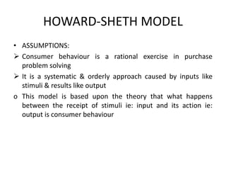 Consumer Behaviour and the evolutionary aspects | PPT