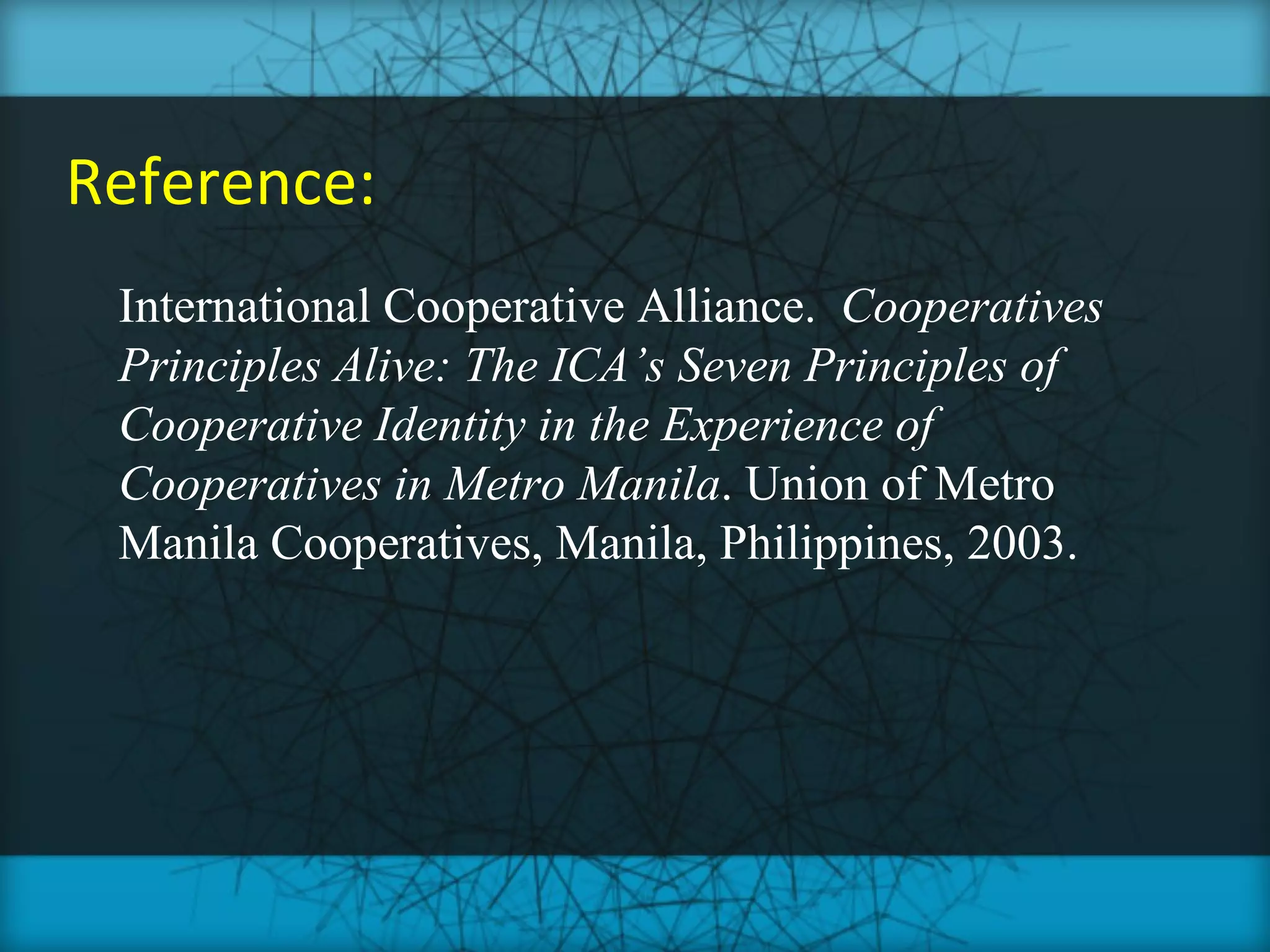 Evolution of Cooperative Principles | PPT