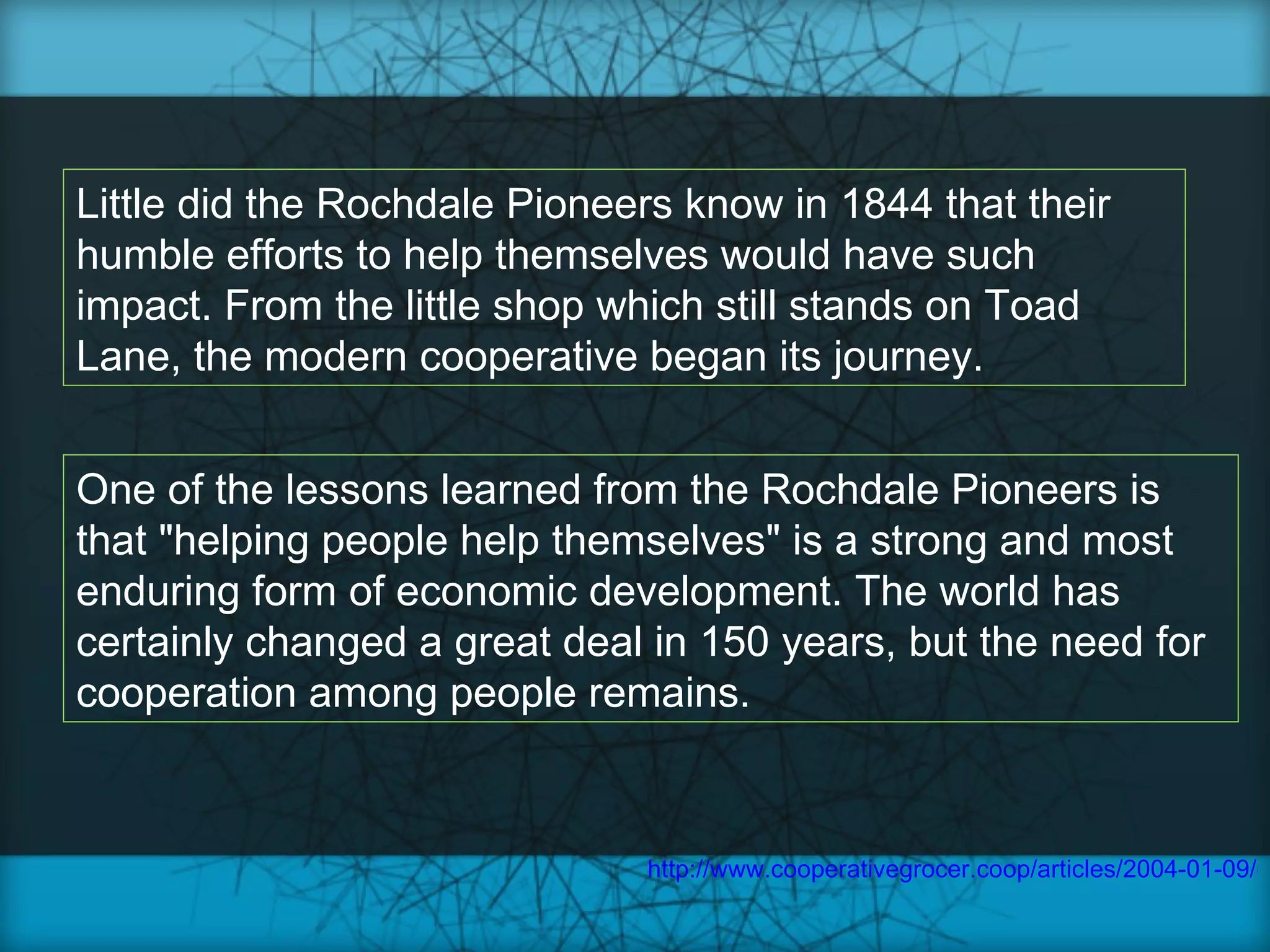 Evolution of Cooperative Principles | PPT