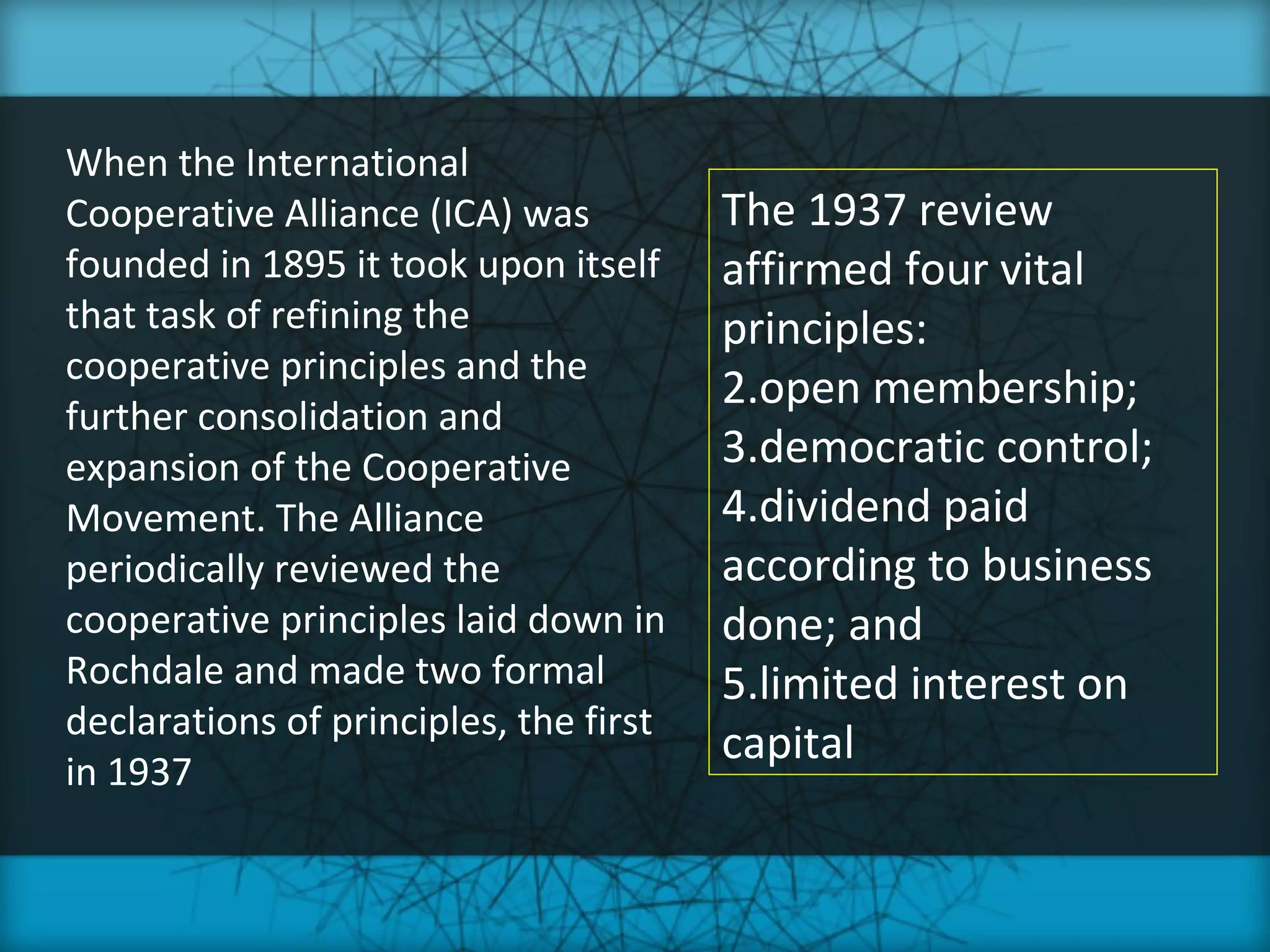 Evolution of Cooperative Principles | PPT