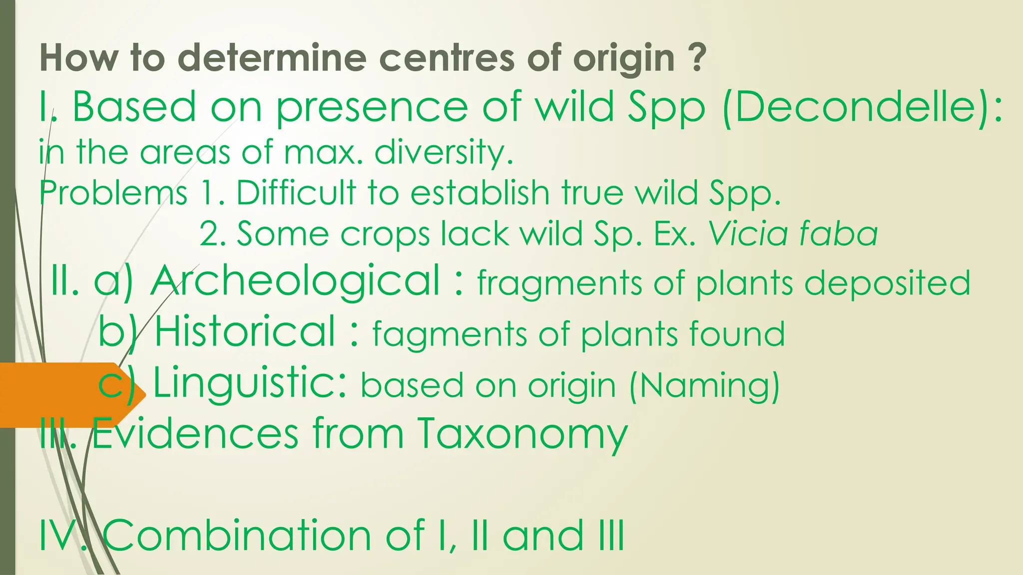 Evolution of crop Plants in agriculture .pptx