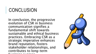 Evolution of CSR - Business Communication | PPTX