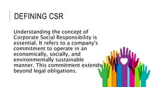 Evolution of CSR - Business Communication | PPTX