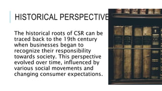 Evolution of CSR - Business Communication | PPTX