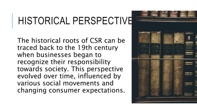 Evolution of CSR - Business Communication | PPTX