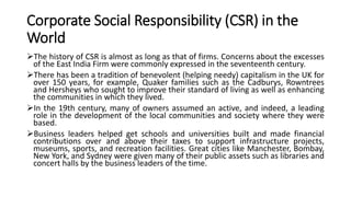 Evolution of csr(haris h) | PPTX
