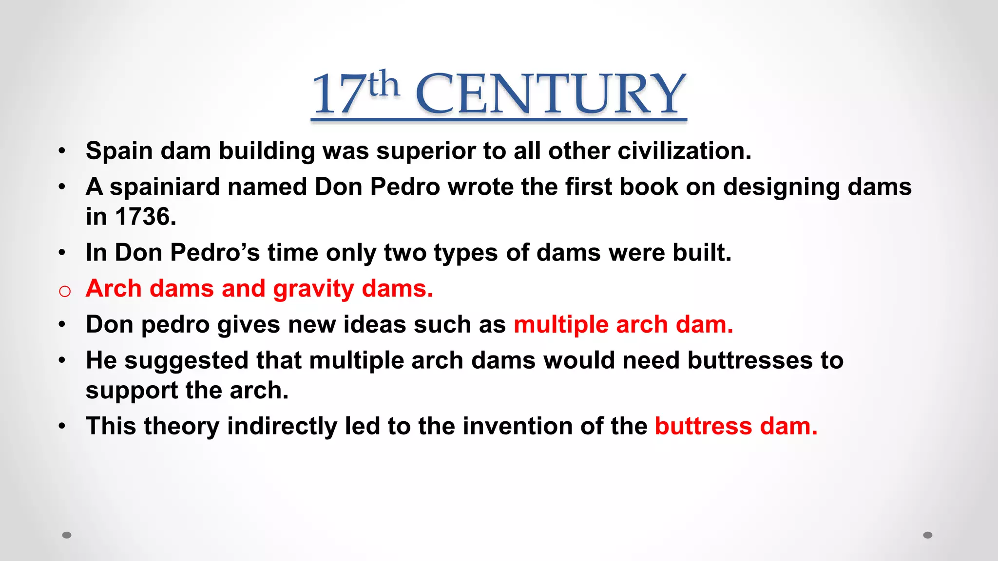 Evolution of dams | PPTX