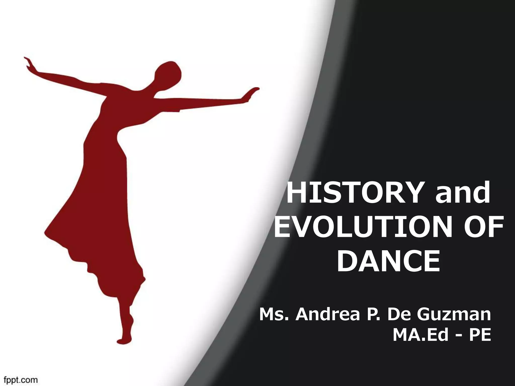 Evolution of dances | PPTX