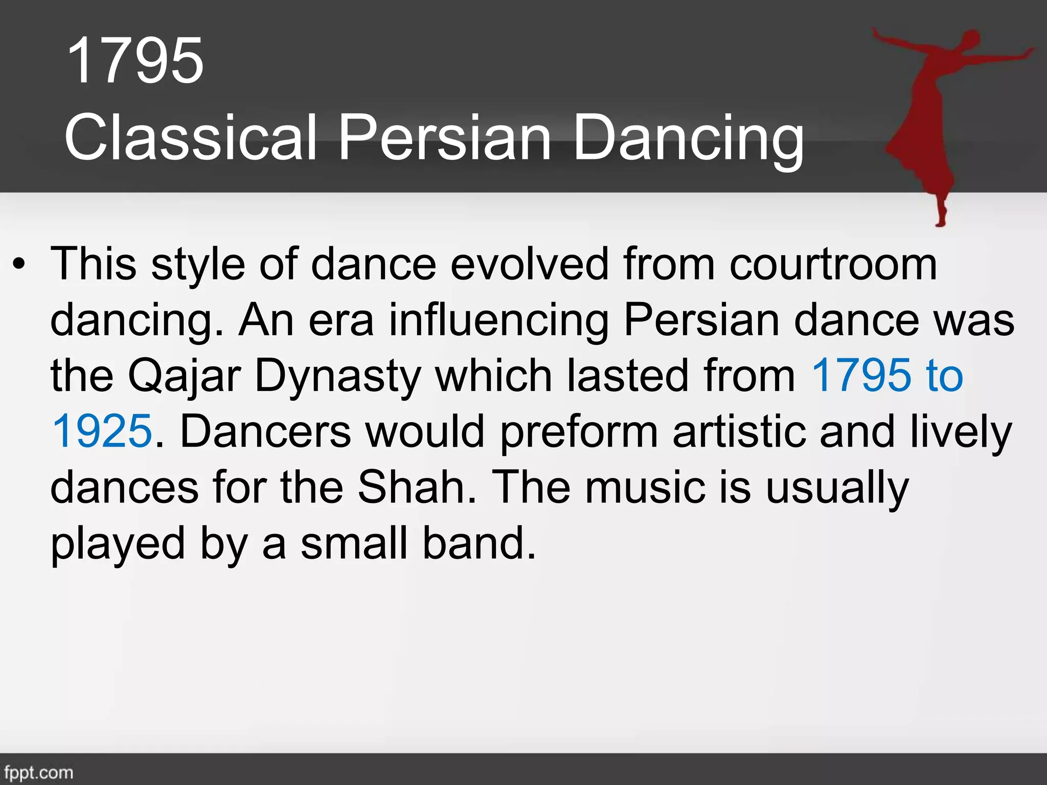 Evolution of dances | PPTX