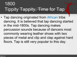 Evolution of dances | PPTX