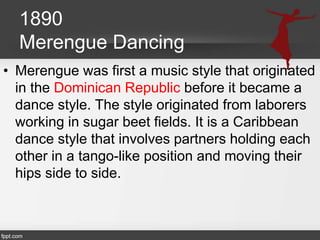 Evolution of dances | PPTX