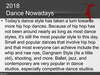Evolution of dances | PPTX