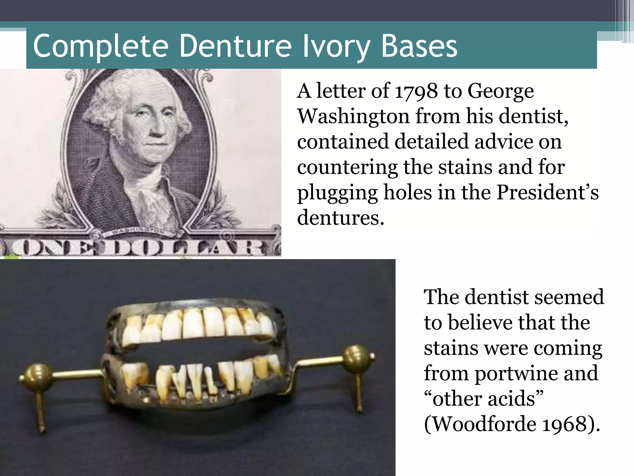 Evolution of denture base materials and reveiw of current ones | PPTX