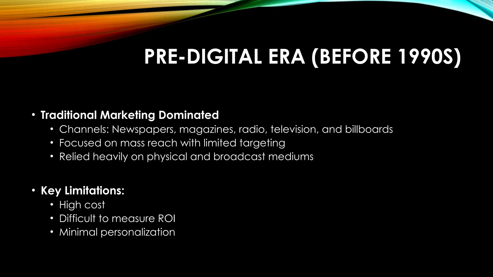 The Evolution of Digital Marketing: From Past to Present | PPTX