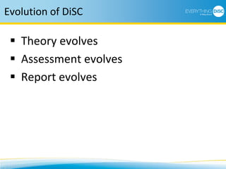 Evolution of DiSC | PPTX
