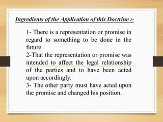 Evolution of Doctrine of Promissory Estoppel.pptx