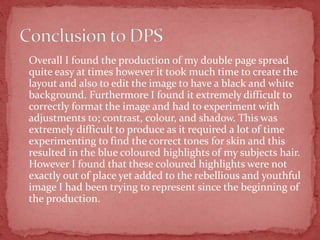 Evolution of My double page spread | PPT