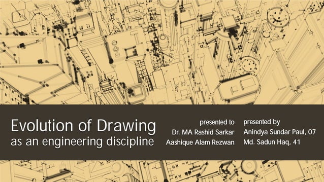 Evolution of Drawing as an Engineering Discipline | PPT