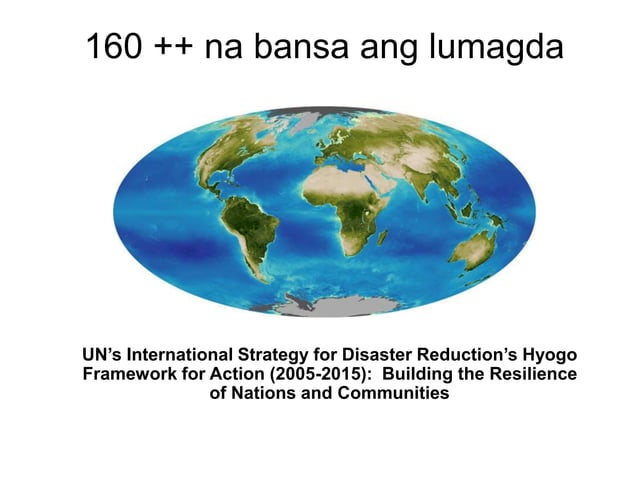 Evolution of DRR_Tagalog.pptx | Disasters